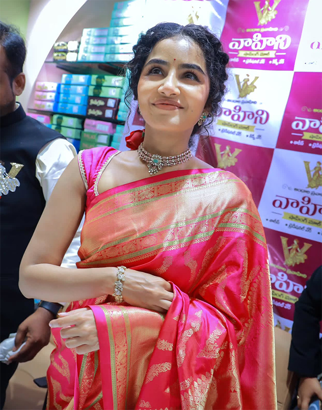 కరీంనగర్ లో సినీనటి అనుపమ పరమేశ్వరన్ సందడి (ఫొటోలు) | Actress Anupama Parameswaran Inaugurated ...